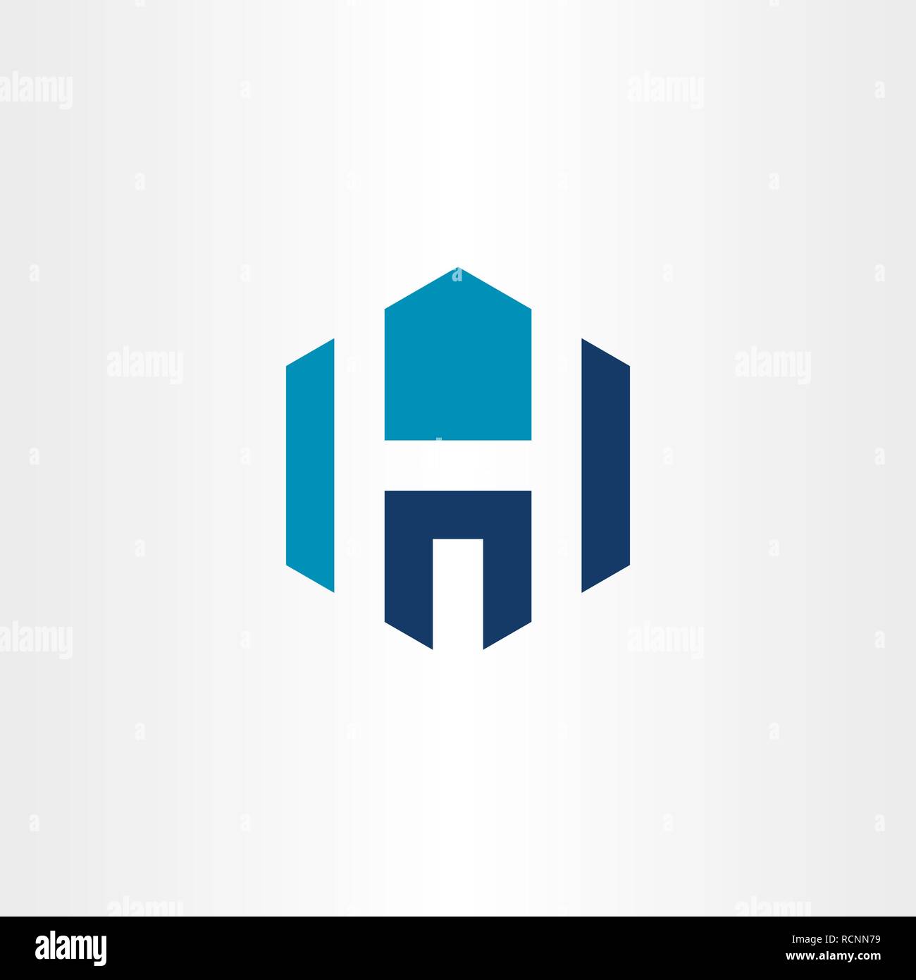 h letter building hospital icon logo vector design Stock Vector Image ...