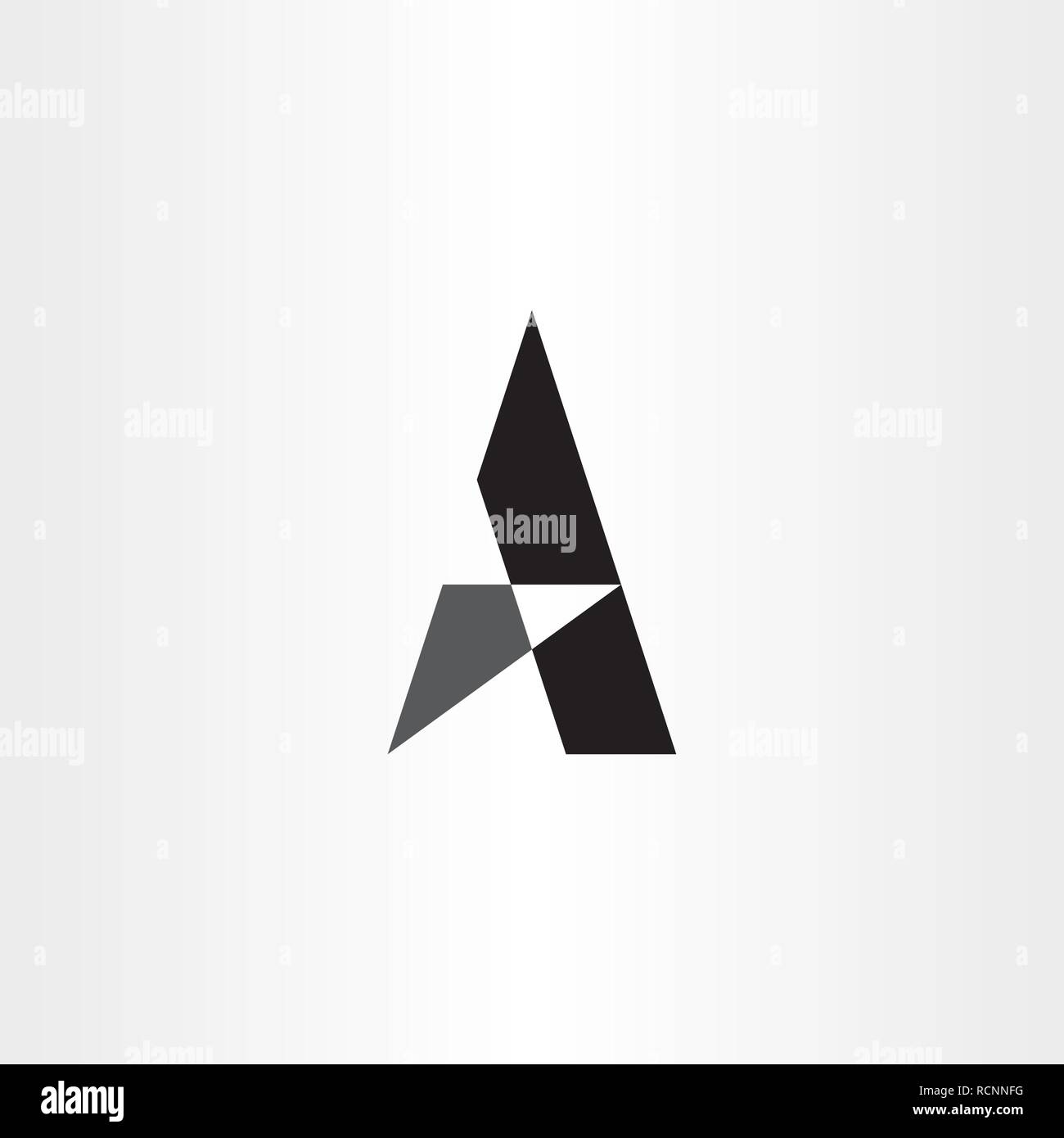 letter a logo with golden proportions icon vector Stock Vector Image ...