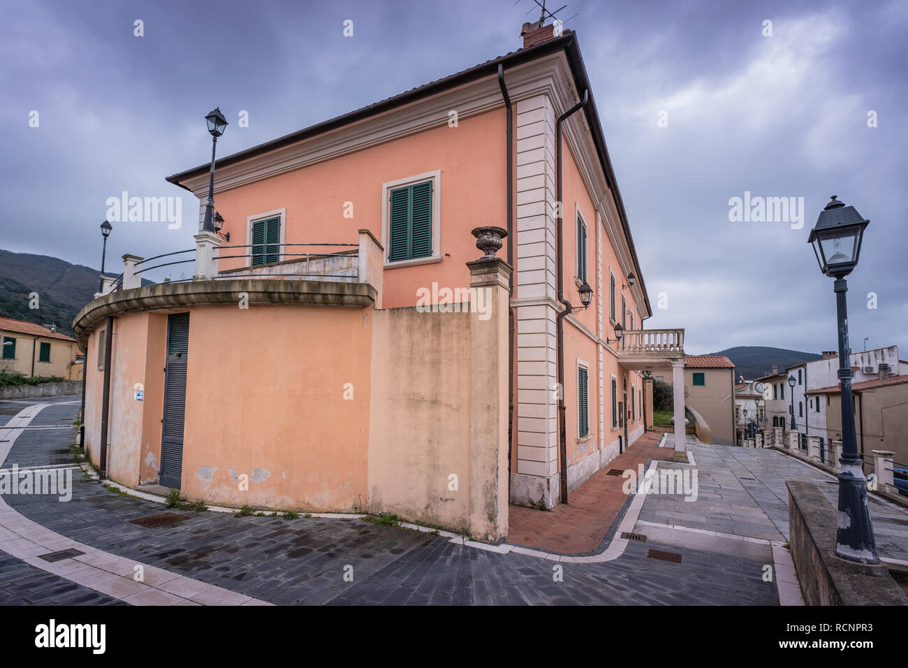 The seat of the alabaster museum in the municipality of Castellina ...
