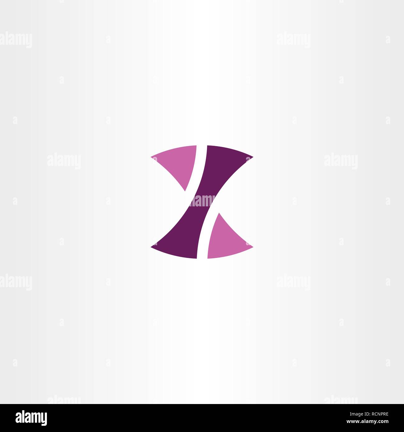 purple x logo vector icon letter symbol sign element Stock Vector Image ...