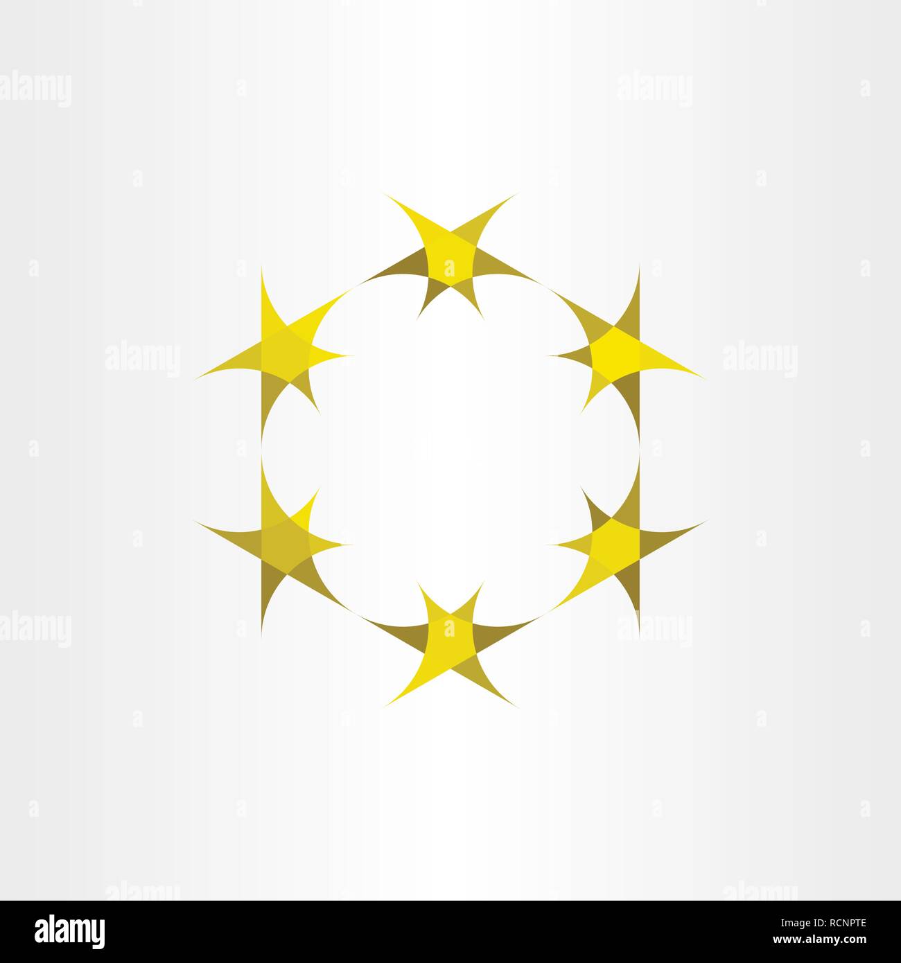Yellow stars vector hi-res stock photography and images - Alamy