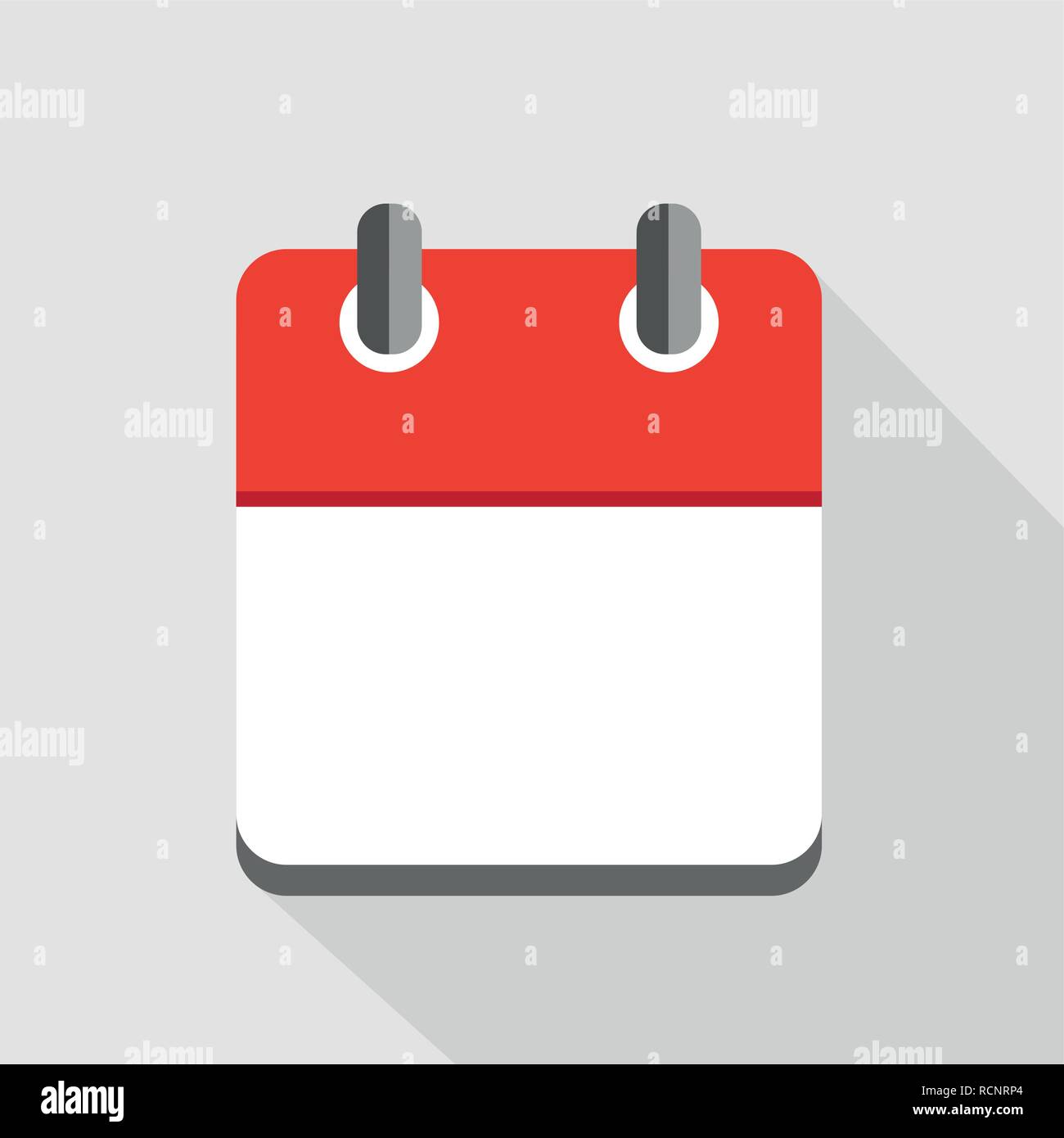 Blank Calendar Icon Vector