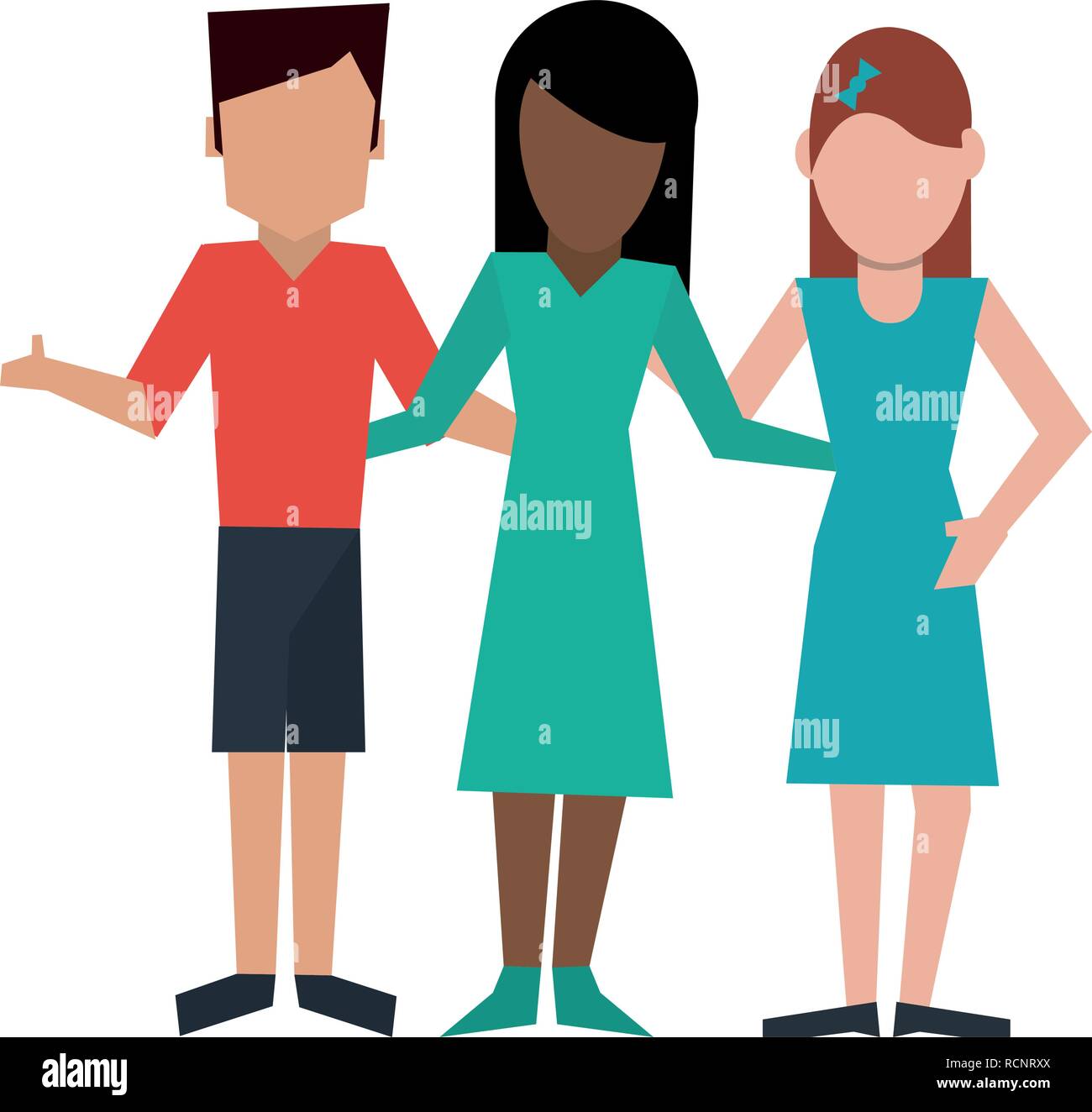 Friends avatar cartoon Stock Vector Image & Art - Alamy