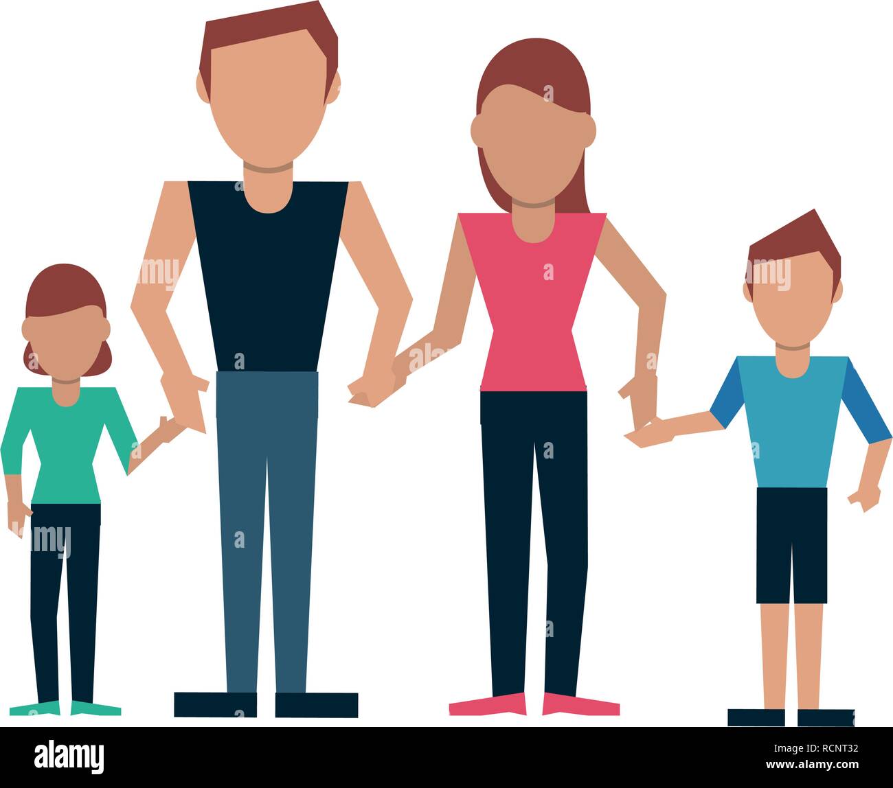 Family avatar concept Stock Vector Image & Art - Alamy