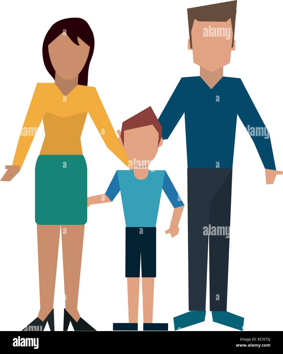 Family avatar concept Stock Vector Image & Art - Alamy