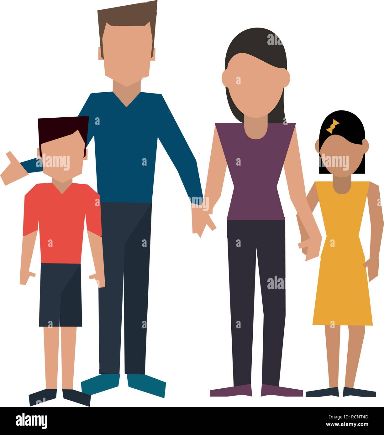 Family avatar concept Stock Vector Image & Art - Alamy