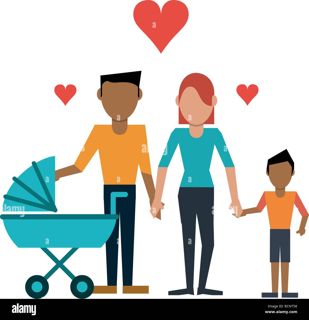 Family avatar concept Stock Vector Image & Art - Alamy