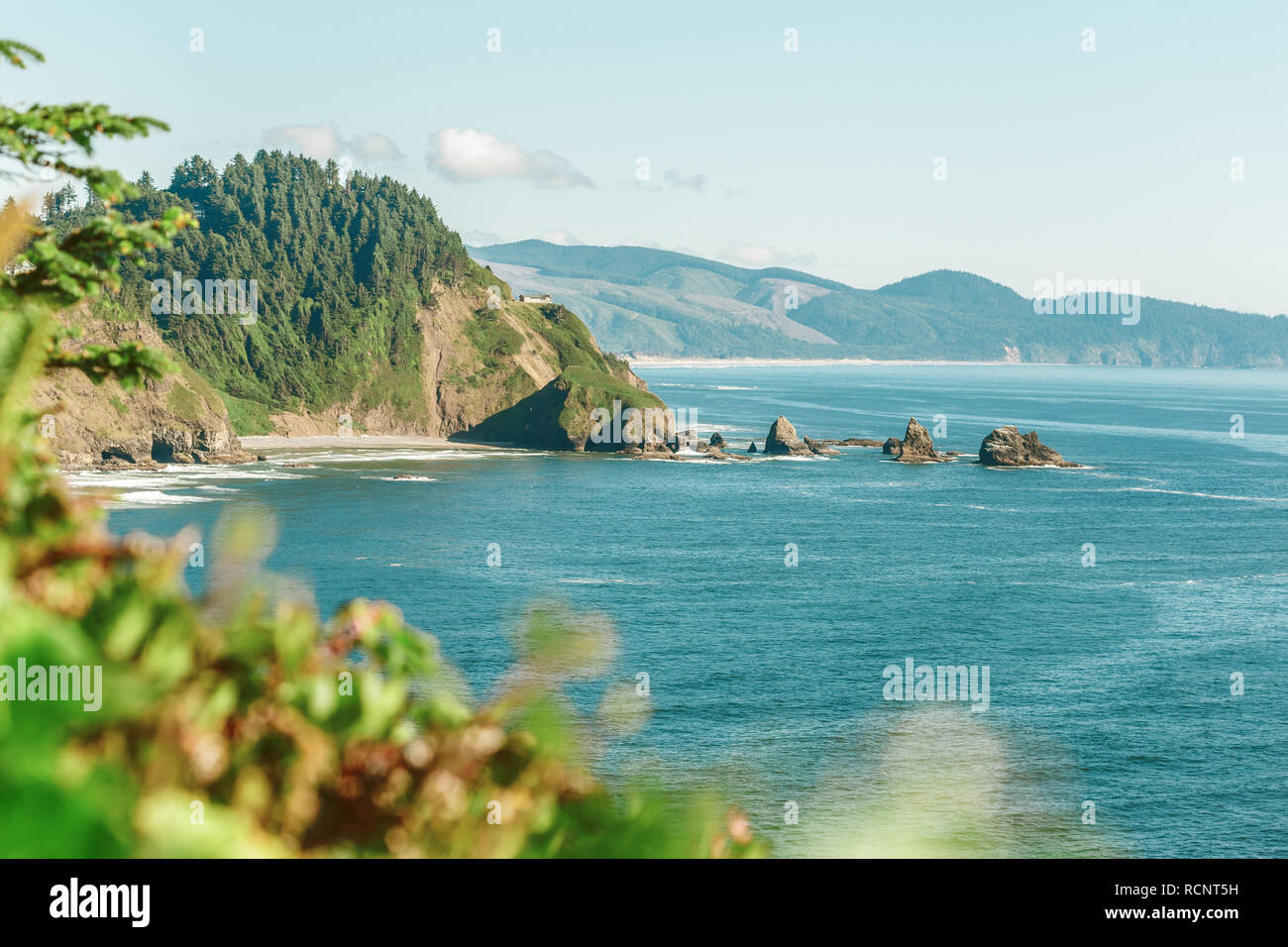 Aerial view oregon coast hi-res stock photography and images - Alamy