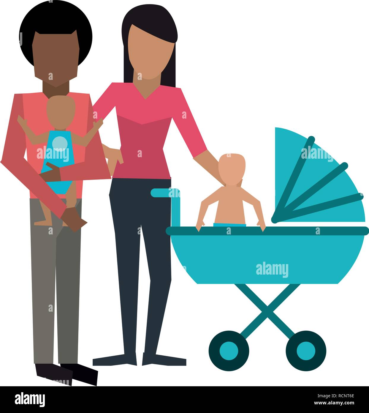 Family avatar concept Stock Vector Image & Art - Alamy