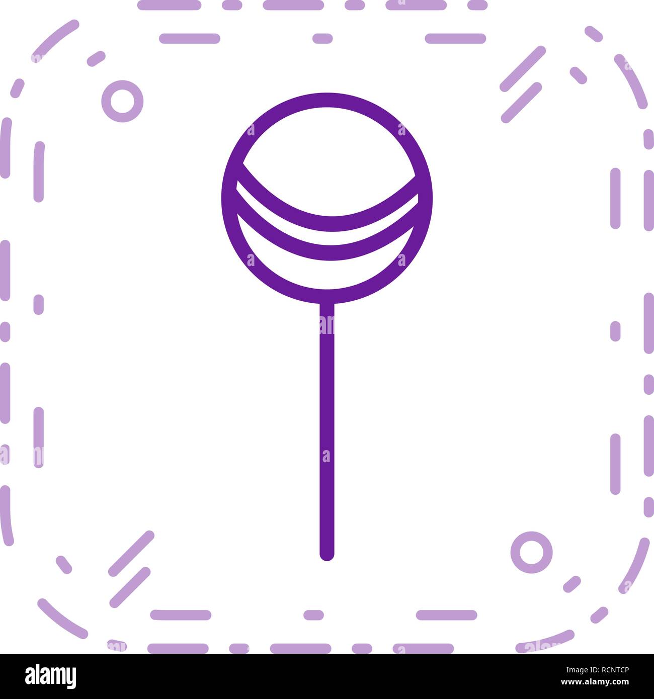 Vector Lollipop Icon Stock Vector Image & Art - Alamy