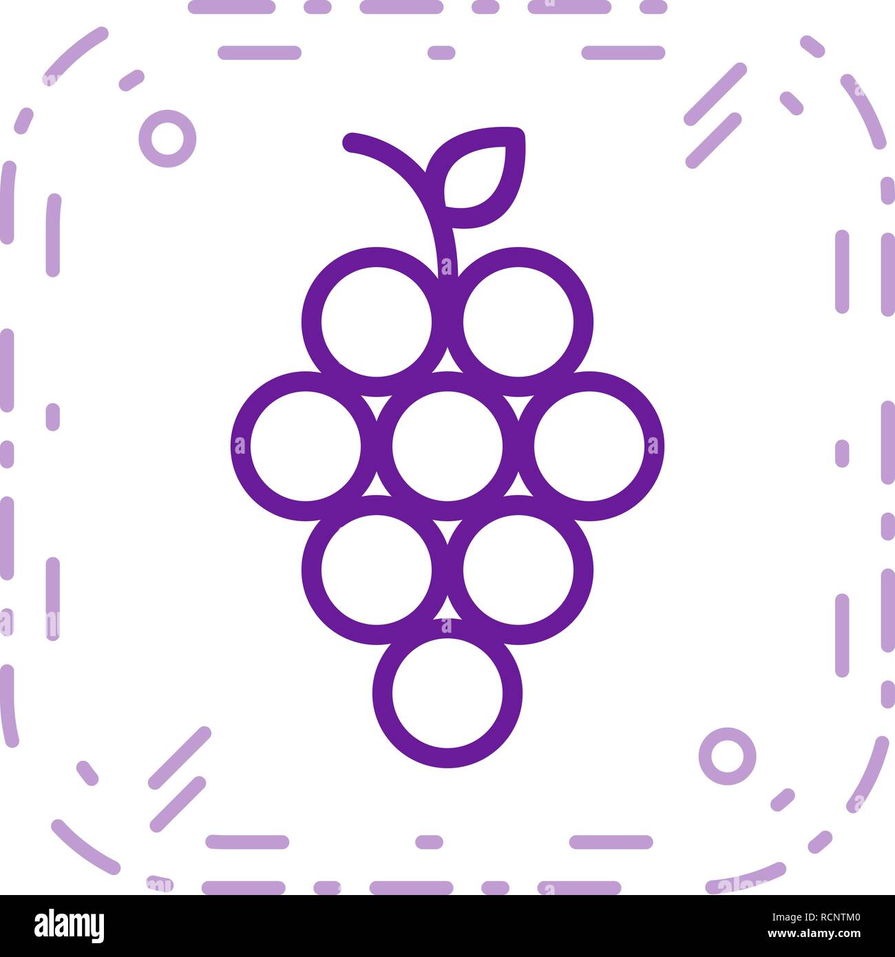 1 grapes Stock Vector Images - Alamy