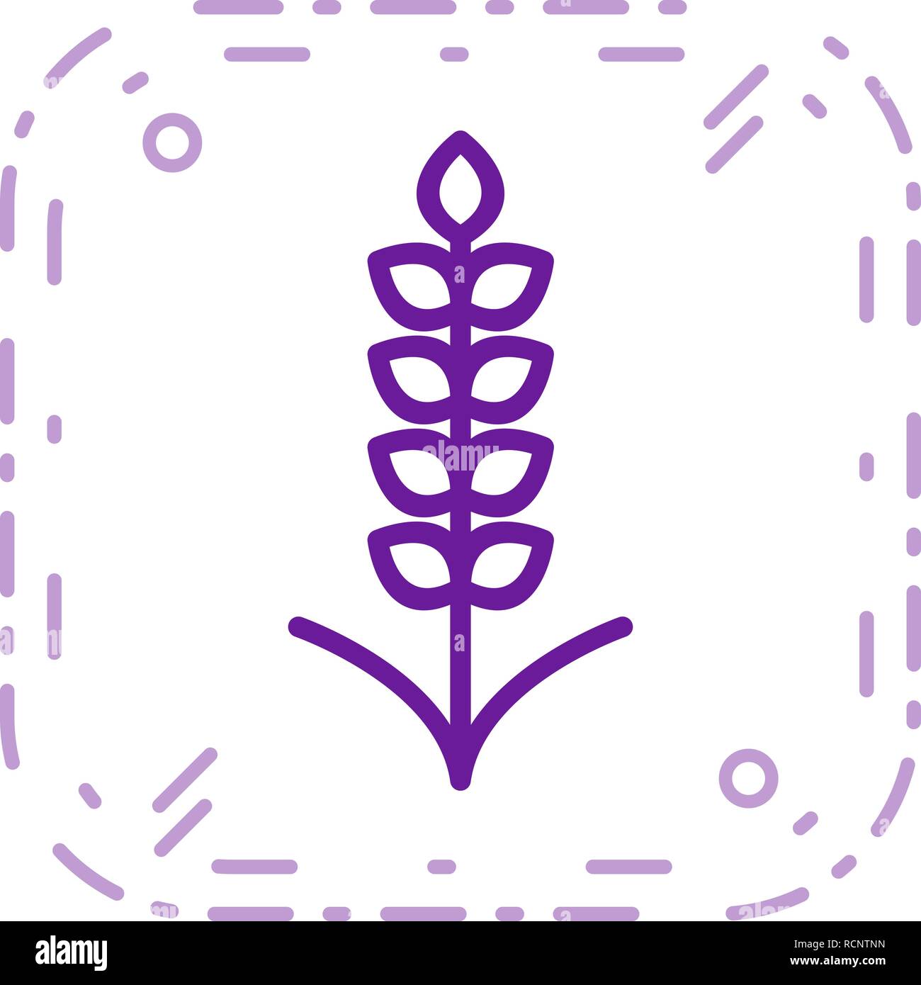Grain corn line icon Stock Vector Images - Alamy
