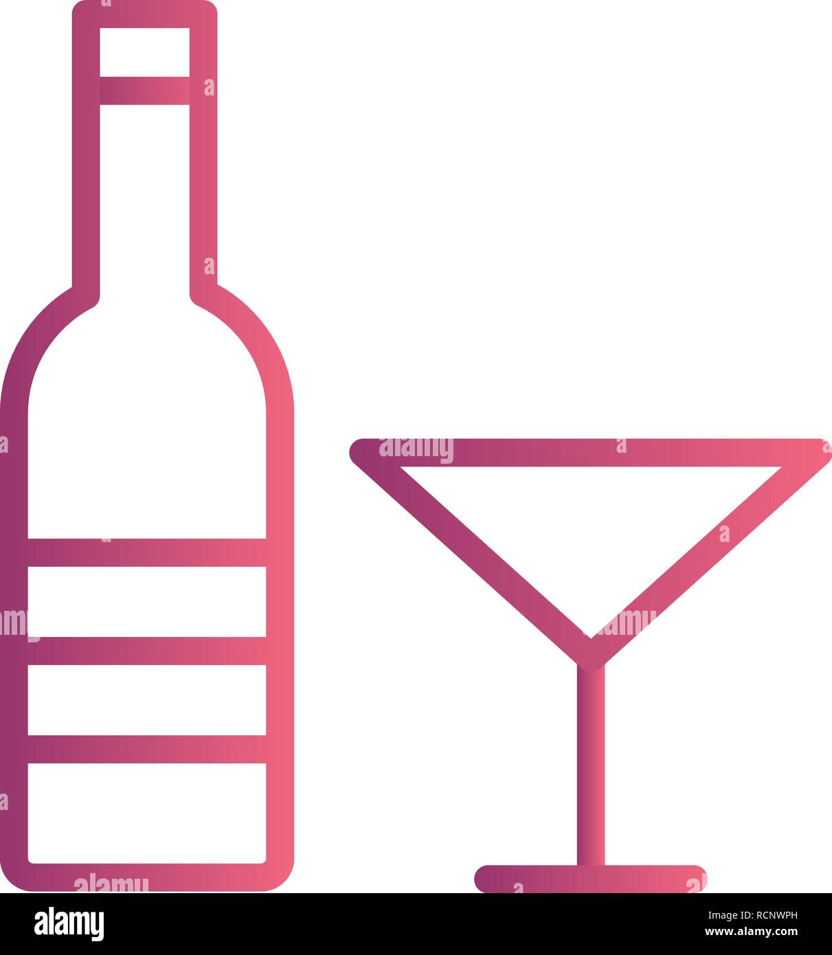 Vector Wine Icon Stock Vector Image & Art - Alamy