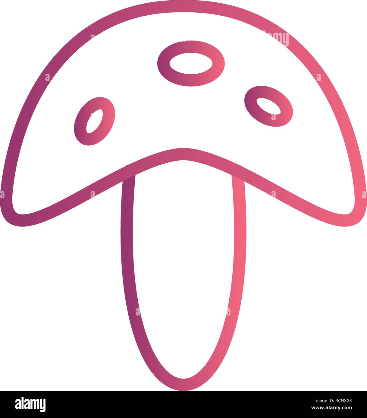Vector Mushroom Icon Stock Vector Image & Art - Alamy