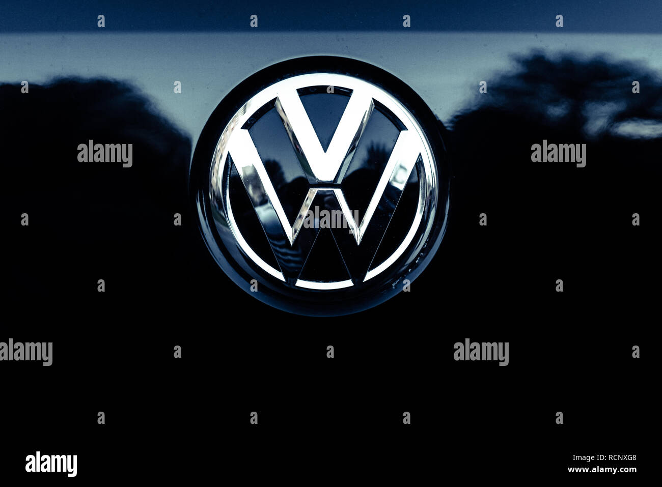 Valencia, Spain - January 13, 2019: Logo of the car manufacturer ...