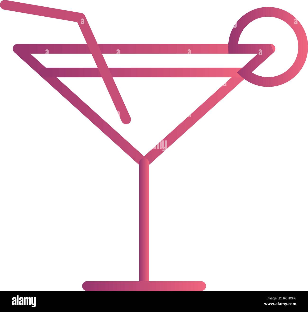 Vector Cocktail Icon Stock Vector Image & Art - Alamy