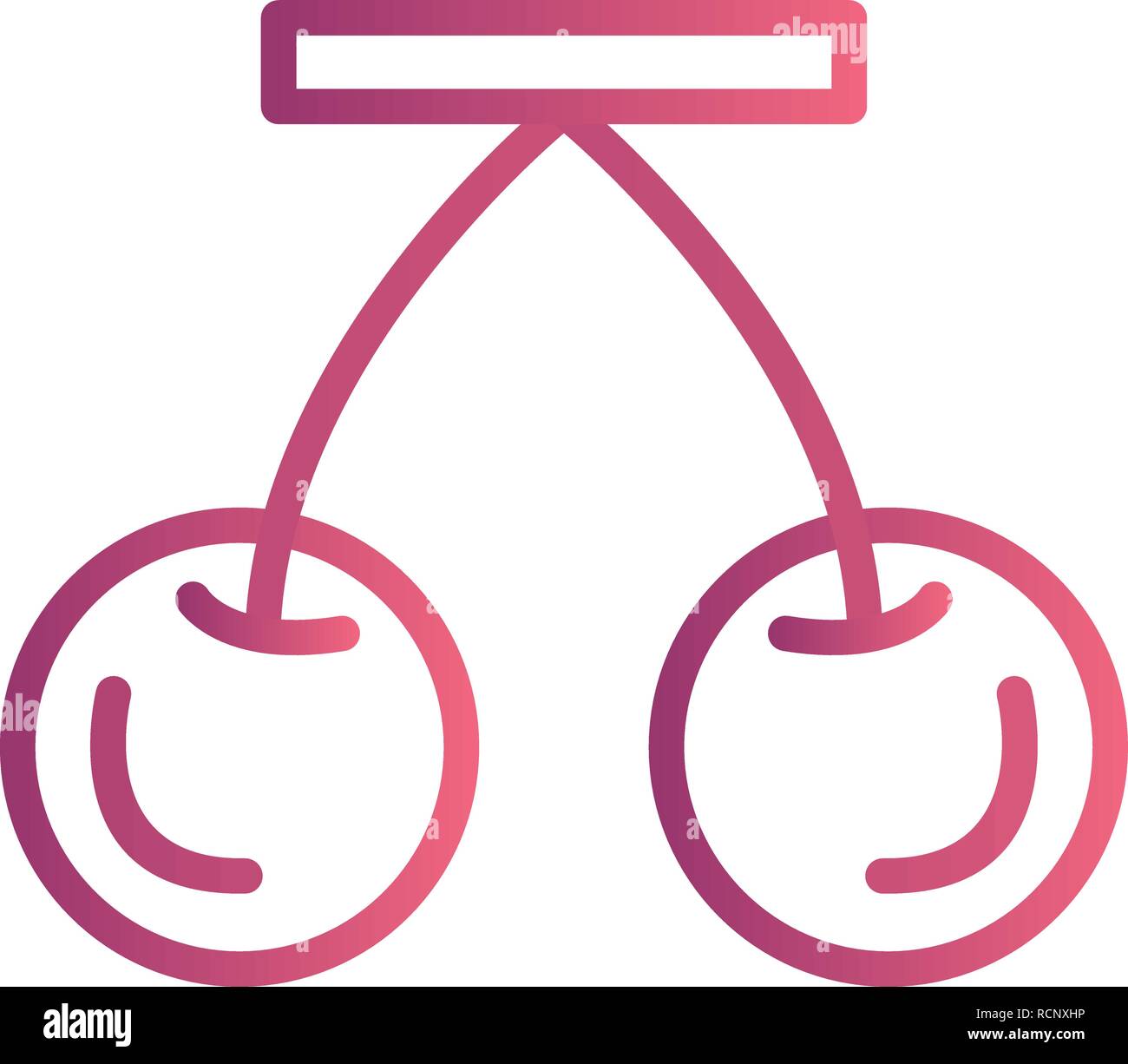 Vector Cherry Icon Stock Vector Image & Art - Alamy