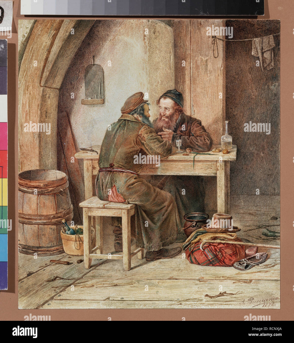 In a tavern. Museum: Regional Art Gallery, Vologda. Author: Rizzoni ...