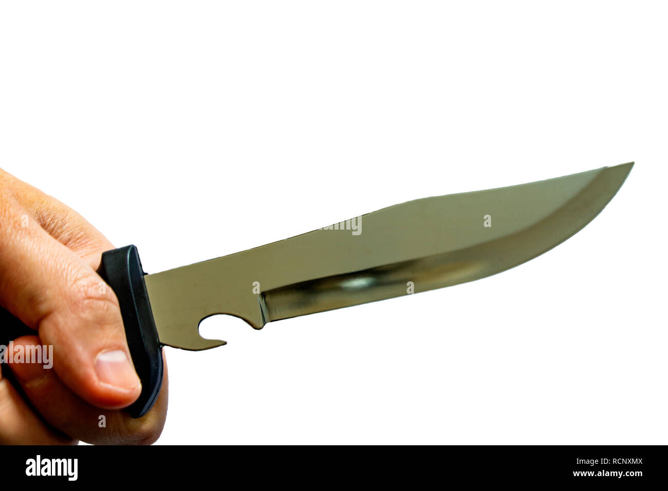 Hand holding stabbing knife hi-res stock photography and images - Alamy