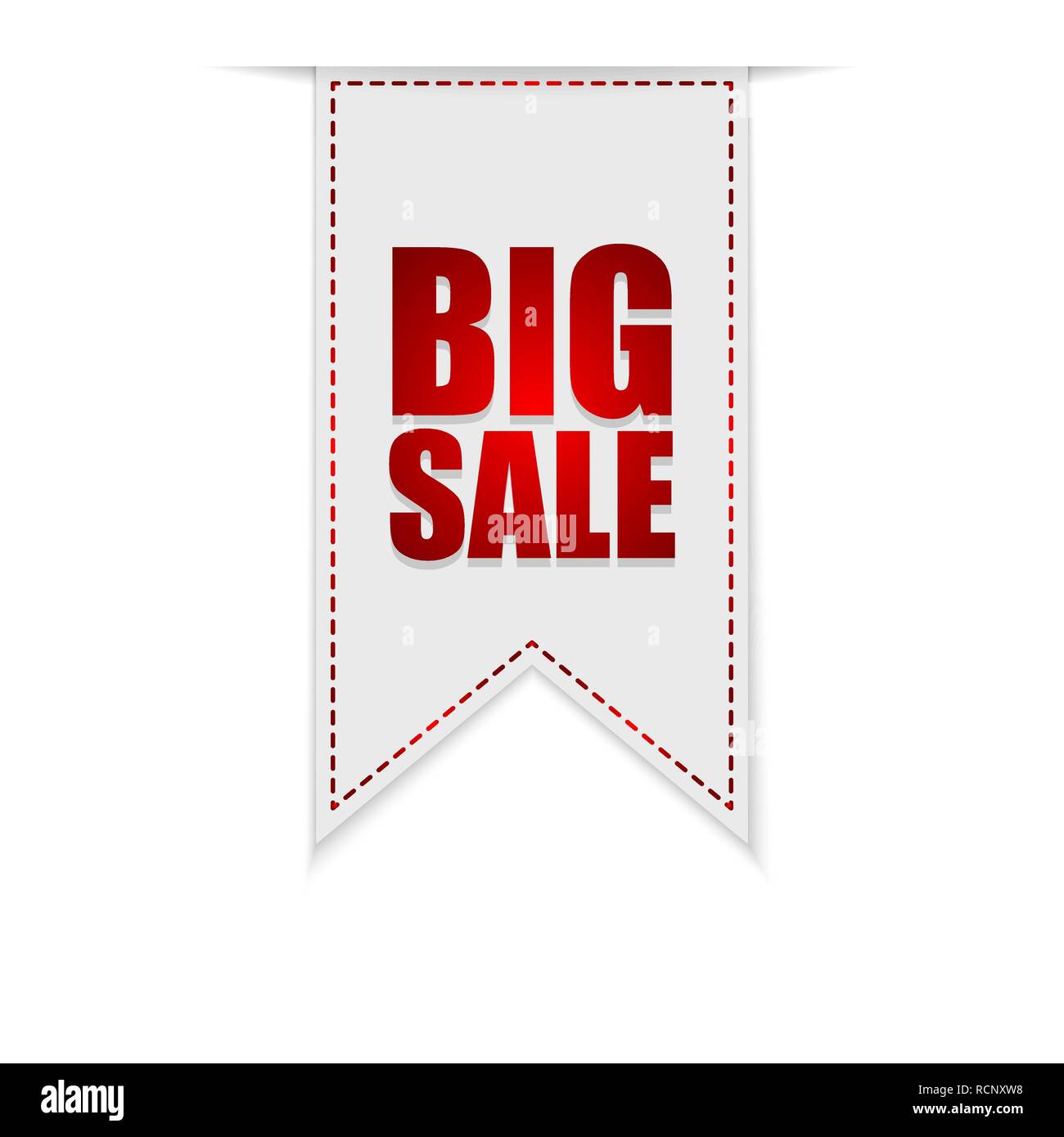 Big Sale banner or ribbon. Vector illustration. Special offer banner ...