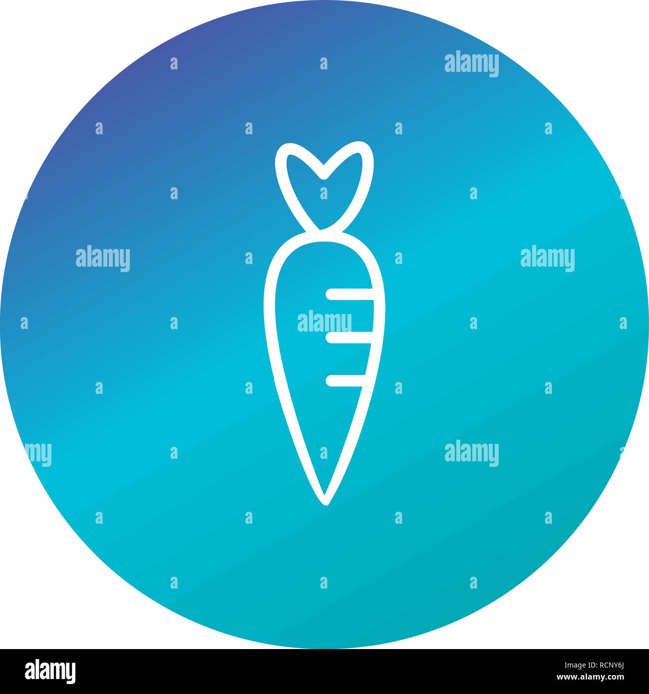 Vector Carrot Icon Stock Vector Image & Art - Alamy