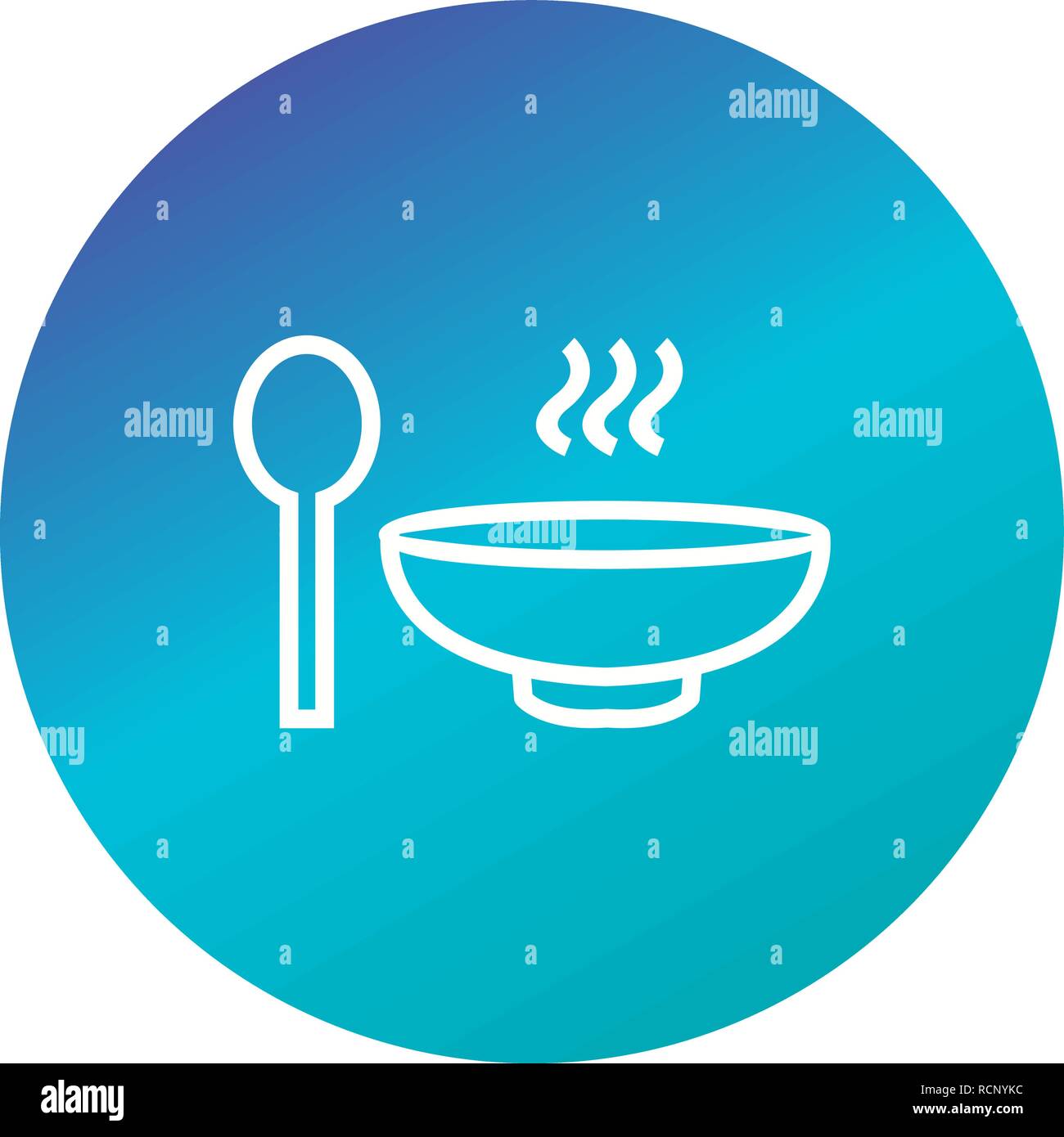 Vector Soup Icon Stock Vector Image & Art - Alamy