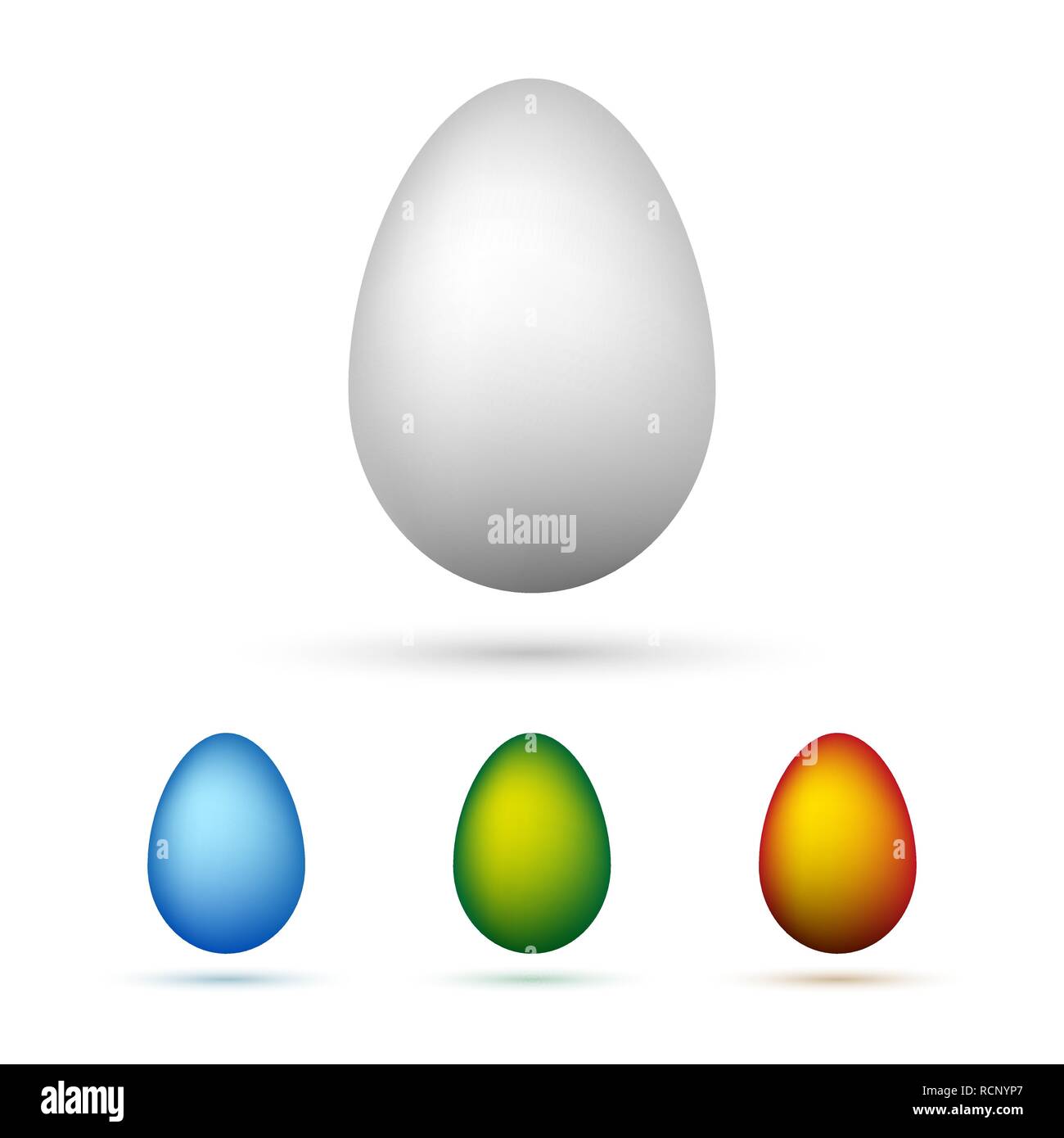 Colored egg vector vectors hi-res stock photography and images - Alamy