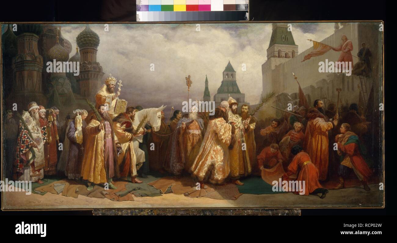 The Palm Sunday in Moscow at the Time of Tsar Alexis I Mikhailovich ...