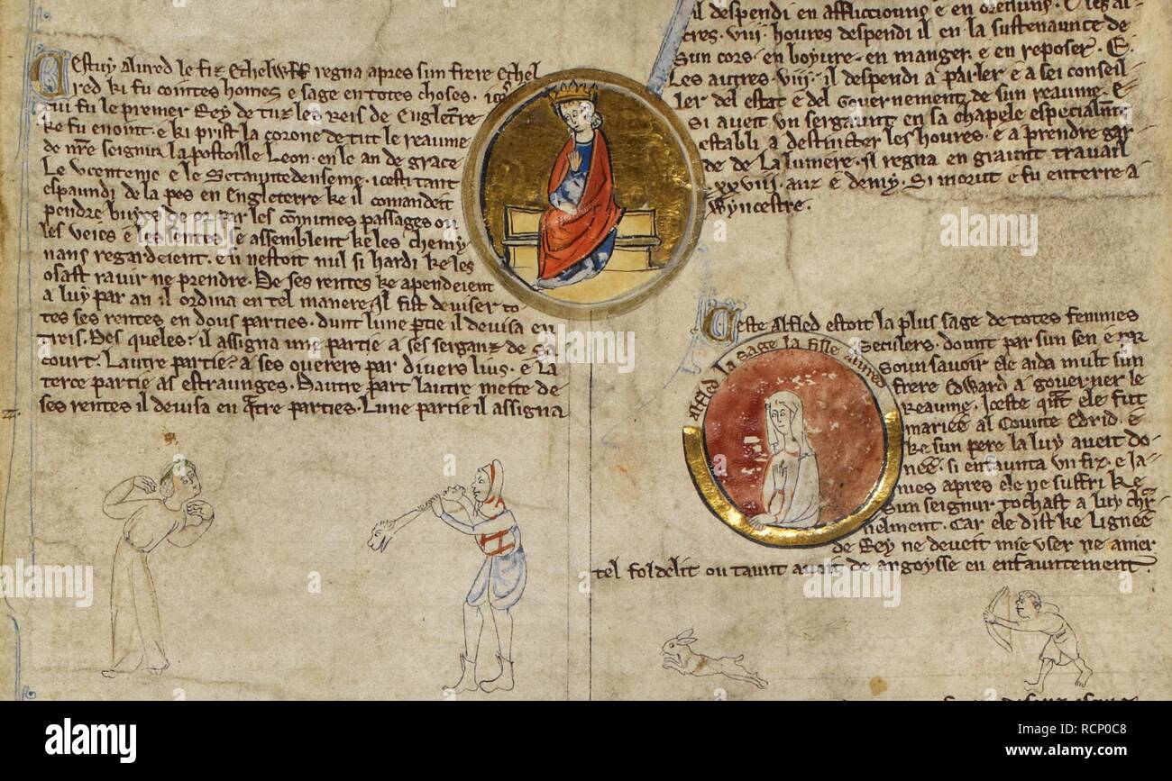 Alfred the great painting hi-res stock photography and images - Alamy