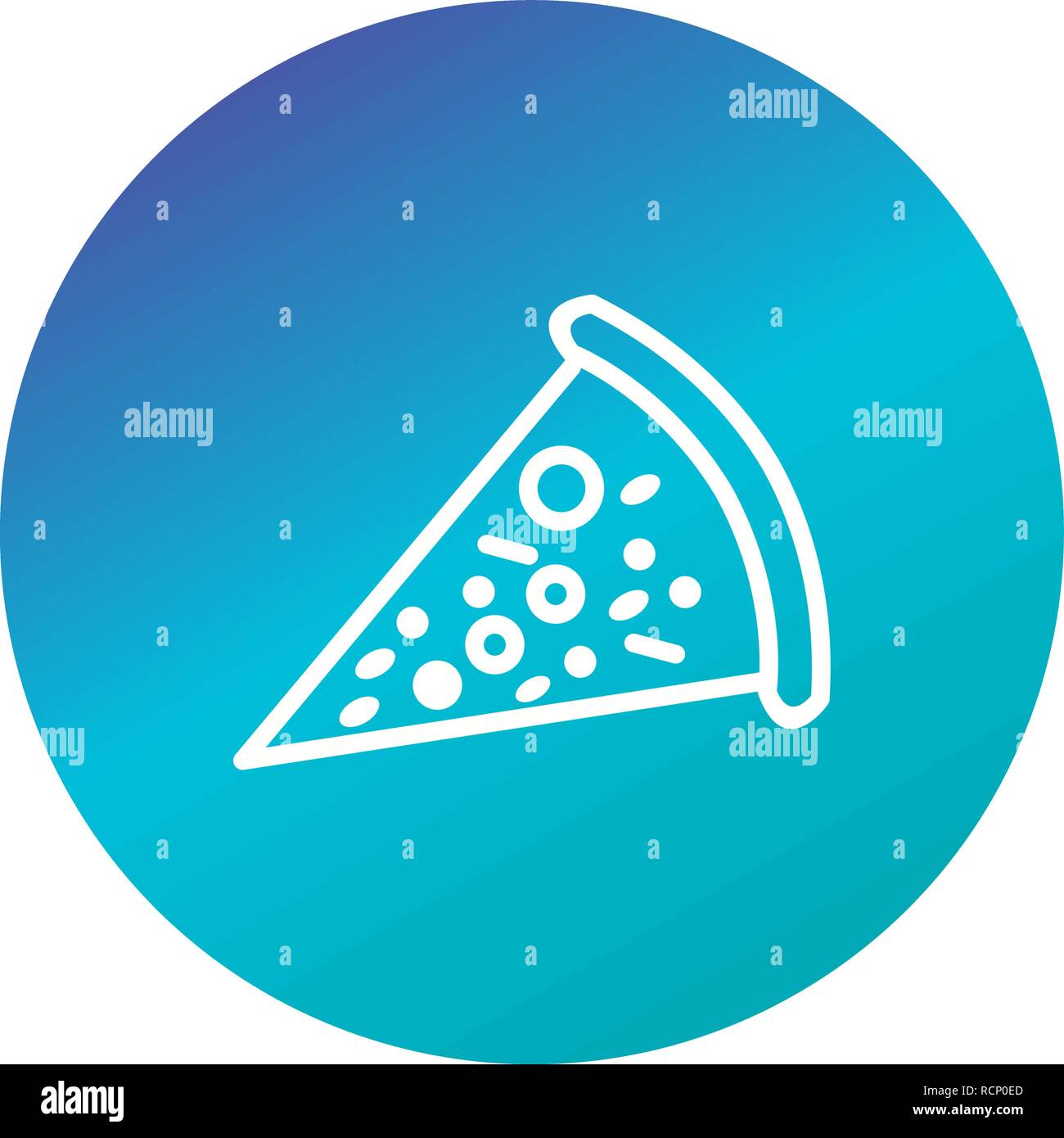 Vector Pizza Icon Stock Vector Image & Art - Alamy