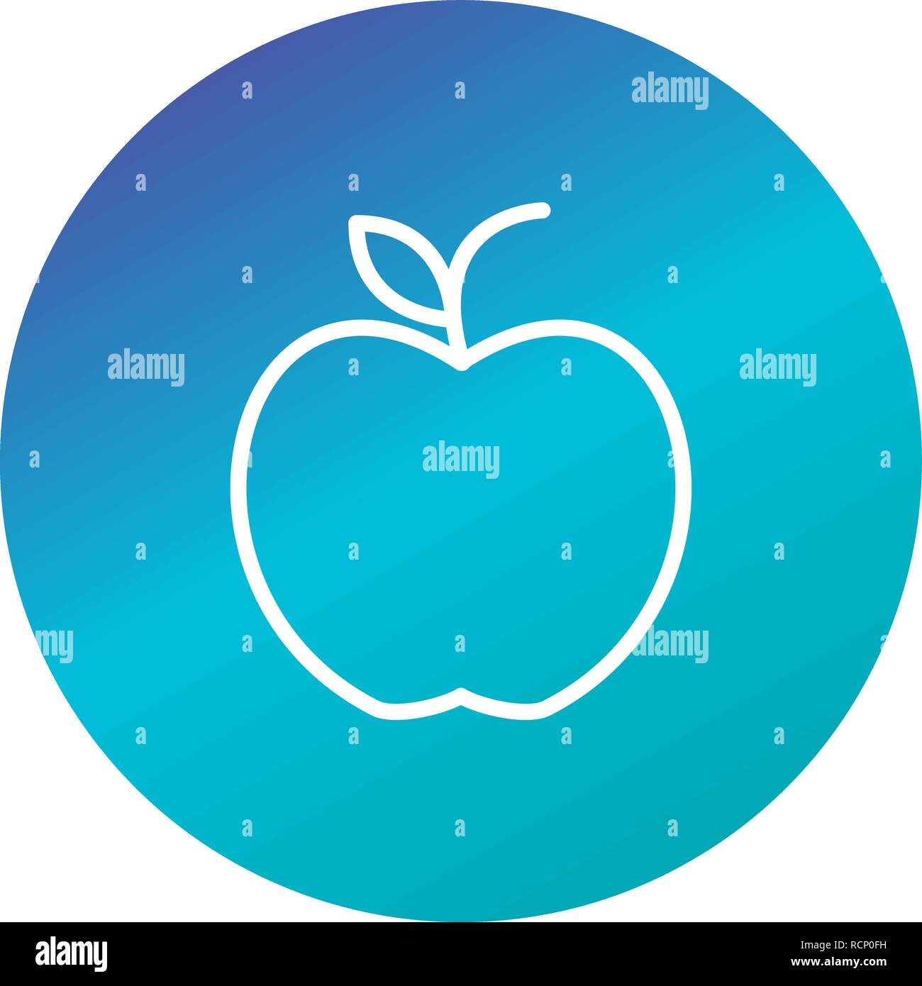 Vector Apple Icon Stock Vector Image & Art - Alamy