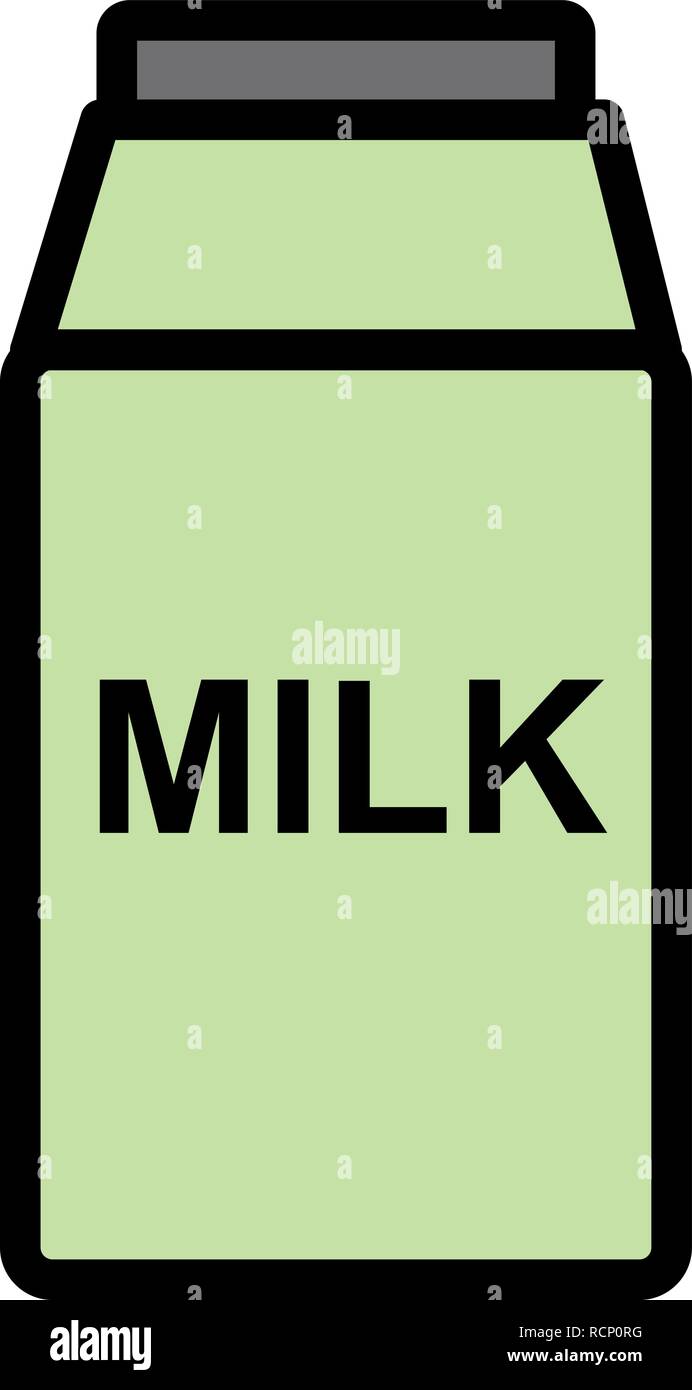 Vector Milk Icon Stock Vector Image & Art - Alamy