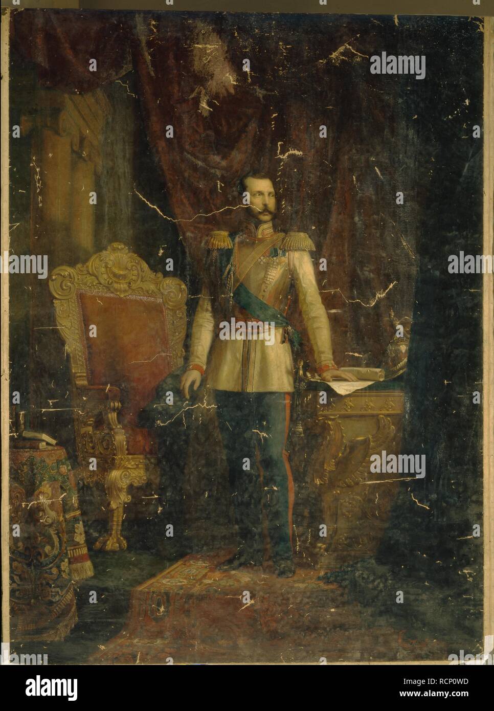 Portrait of Emperor Alexander II (1818-1881). Museum: State Russian ...