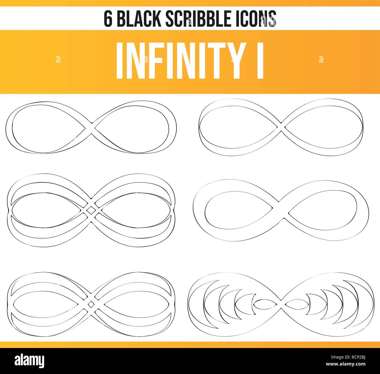 Infinity symbol sketch Stock Vector Images - Alamy