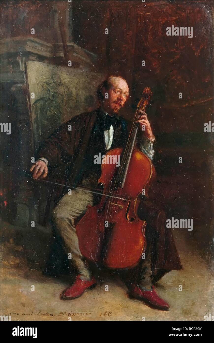 Portrait of the composer Alexandre Batta (1816-1902). Museum: Musée de ...