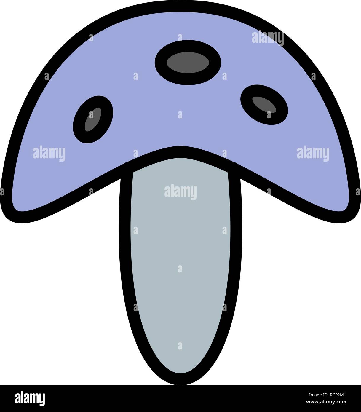Vector Mushroom Icon Stock Vector Image & Art - Alamy