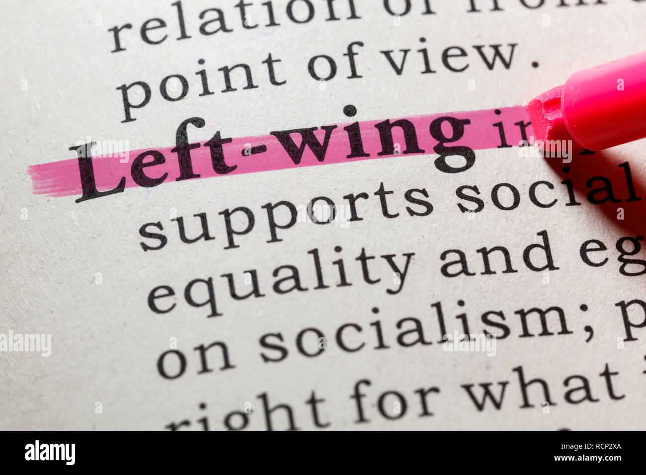 Fake Dictionary, Dictionary definition of the word Left-wing. including ...