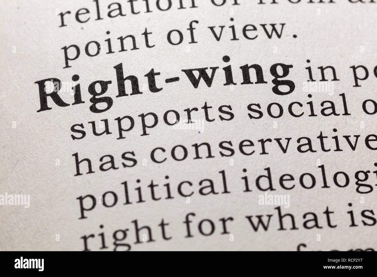 Fake Dictionary, Dictionary definition of the word Right-wing ...
