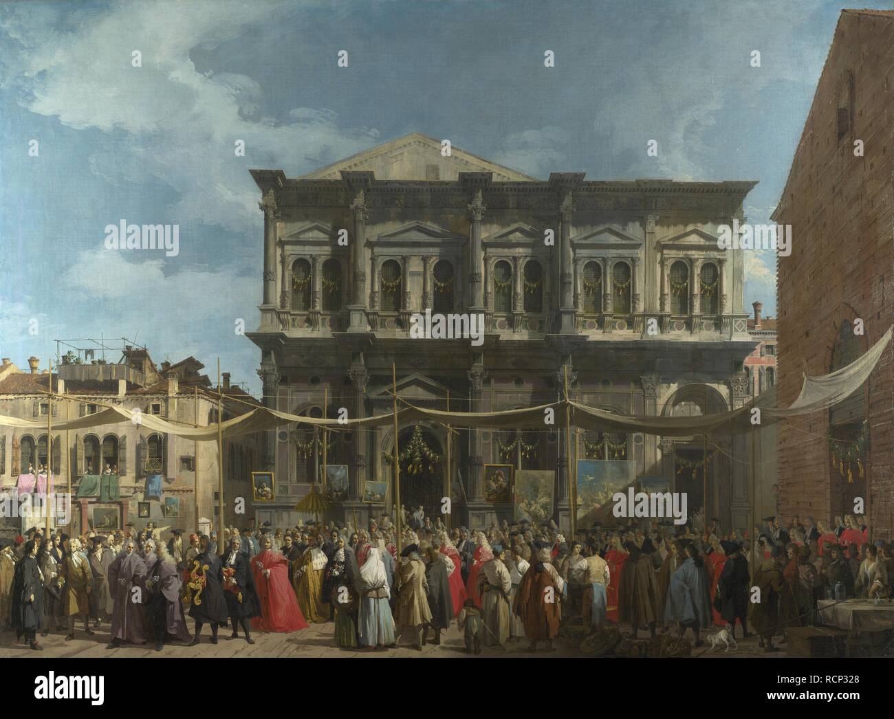 The Feast Day of Saint Roch in Venice. Museum: National Gallery, London ...