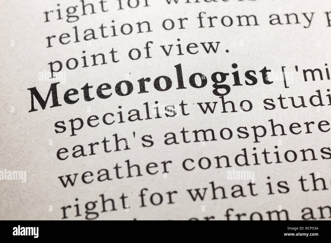 Fake Dictionary, Dictionary definition of the word meteorologist ...