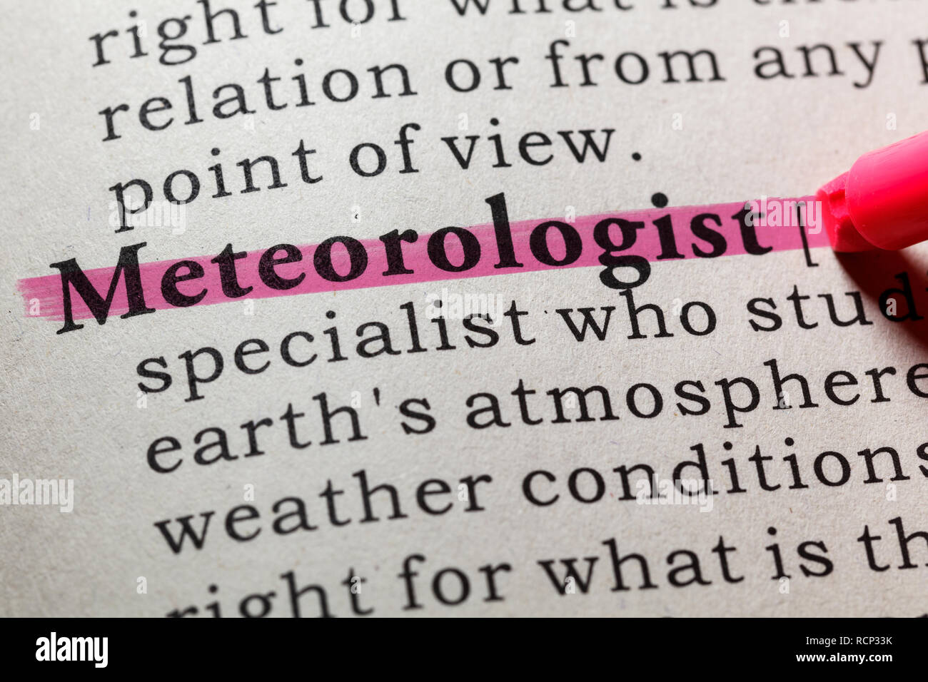 Fake Dictionary, Dictionary definition of the word meteorologist ...