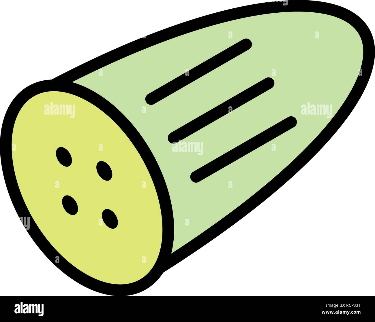 Vector Cucumber Icon Stock Vector Image & Art - Alamy
