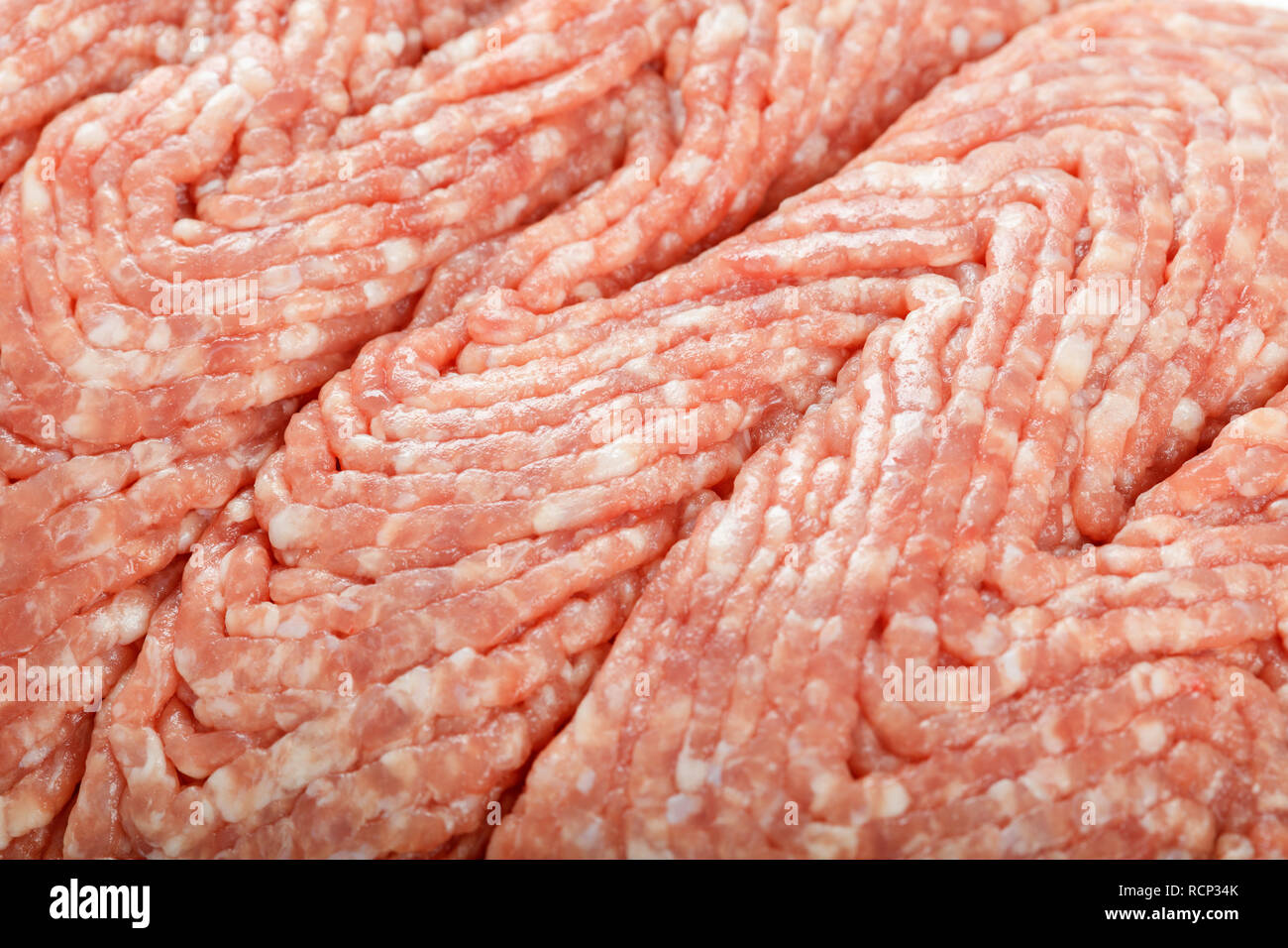 Red fresh ground pork meat food background Stock Photo - Alamy