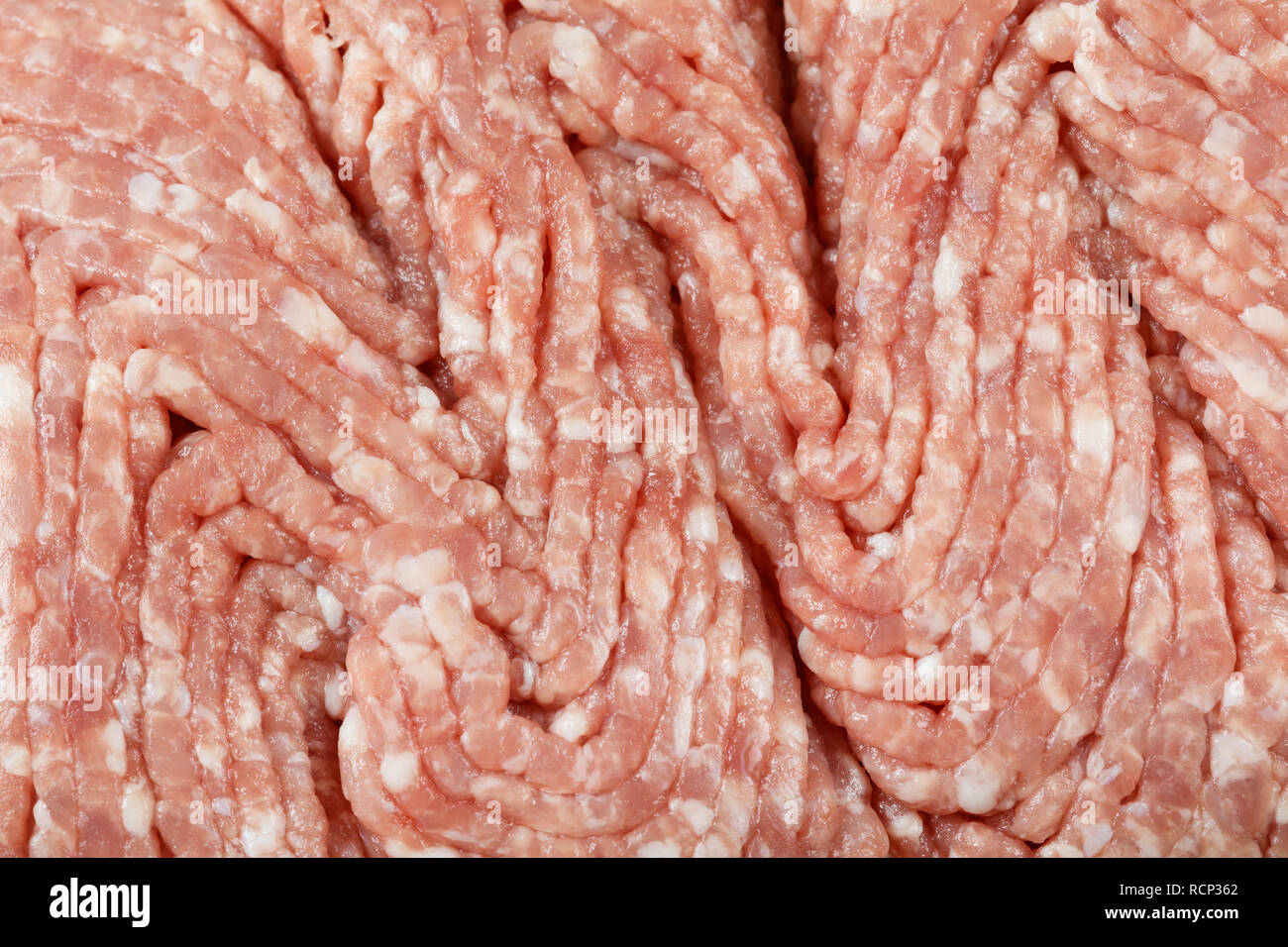 Red fresh ground pork meat food background Stock Photo - Alamy