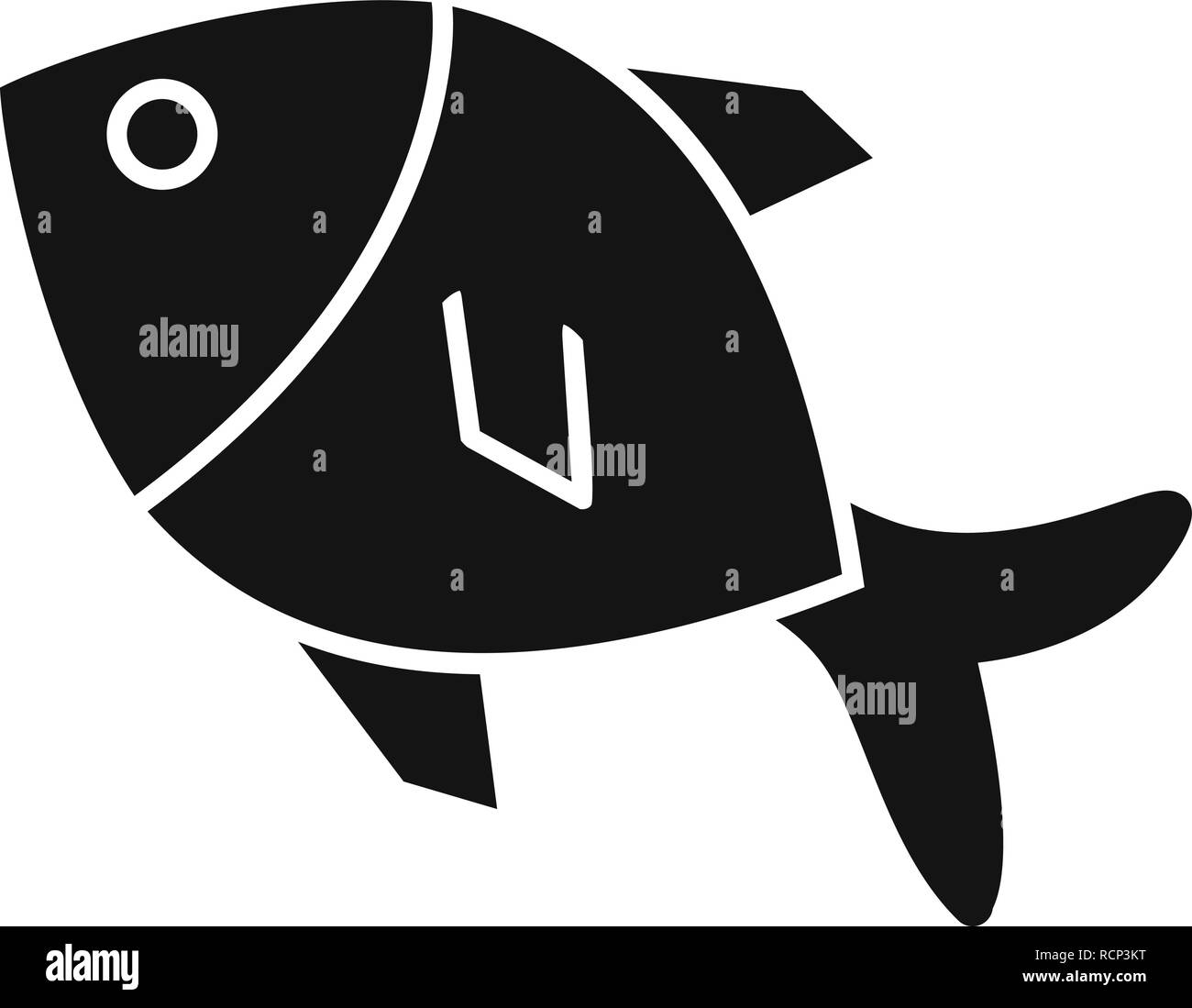 Vector Fish Icon Stock Vector Image & Art - Alamy