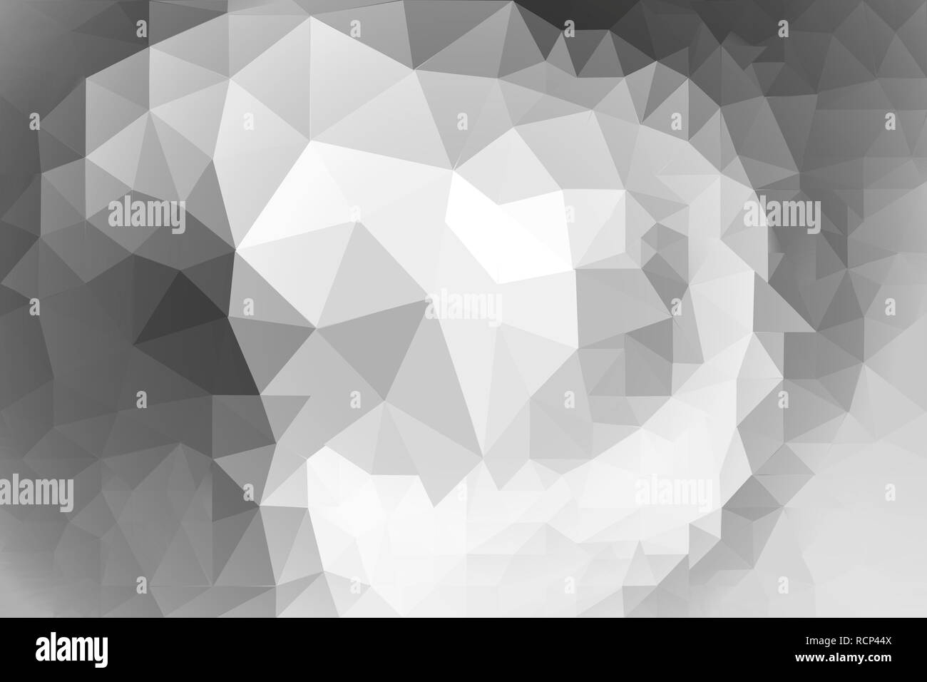 Abstract modern geometric gray gradient triangle background hi-res ...