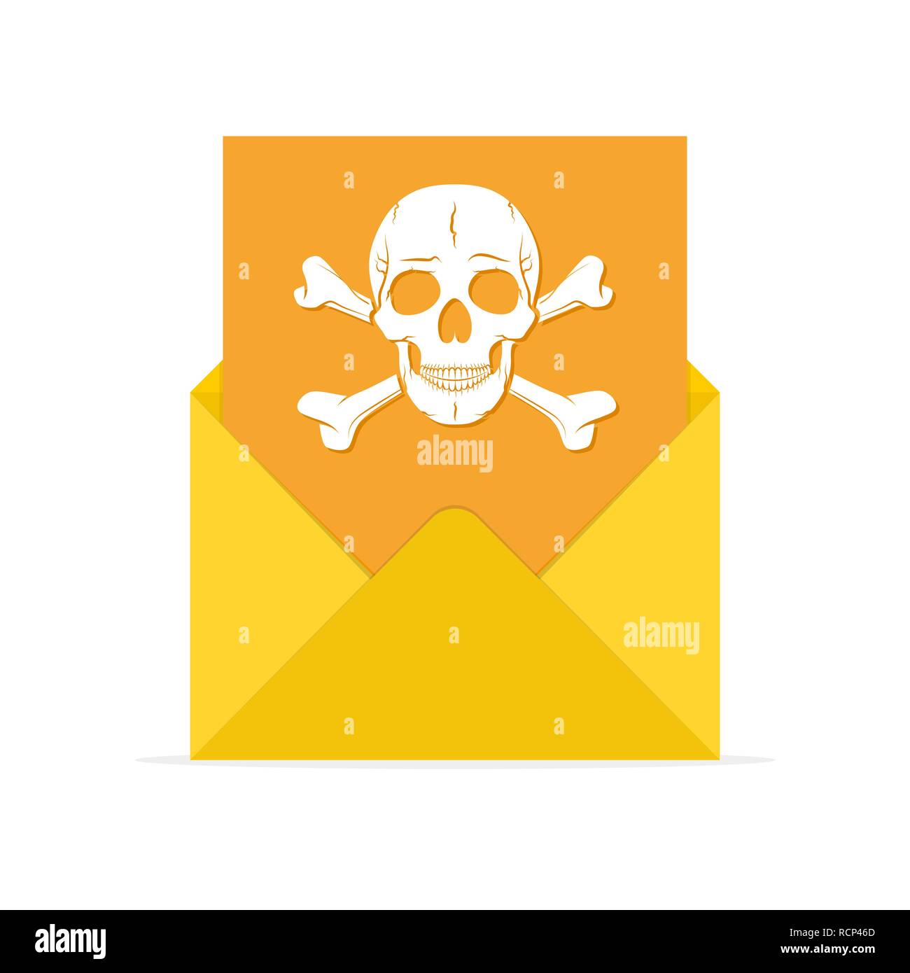 Mail spam concept on Stock Vector Images - Alamy