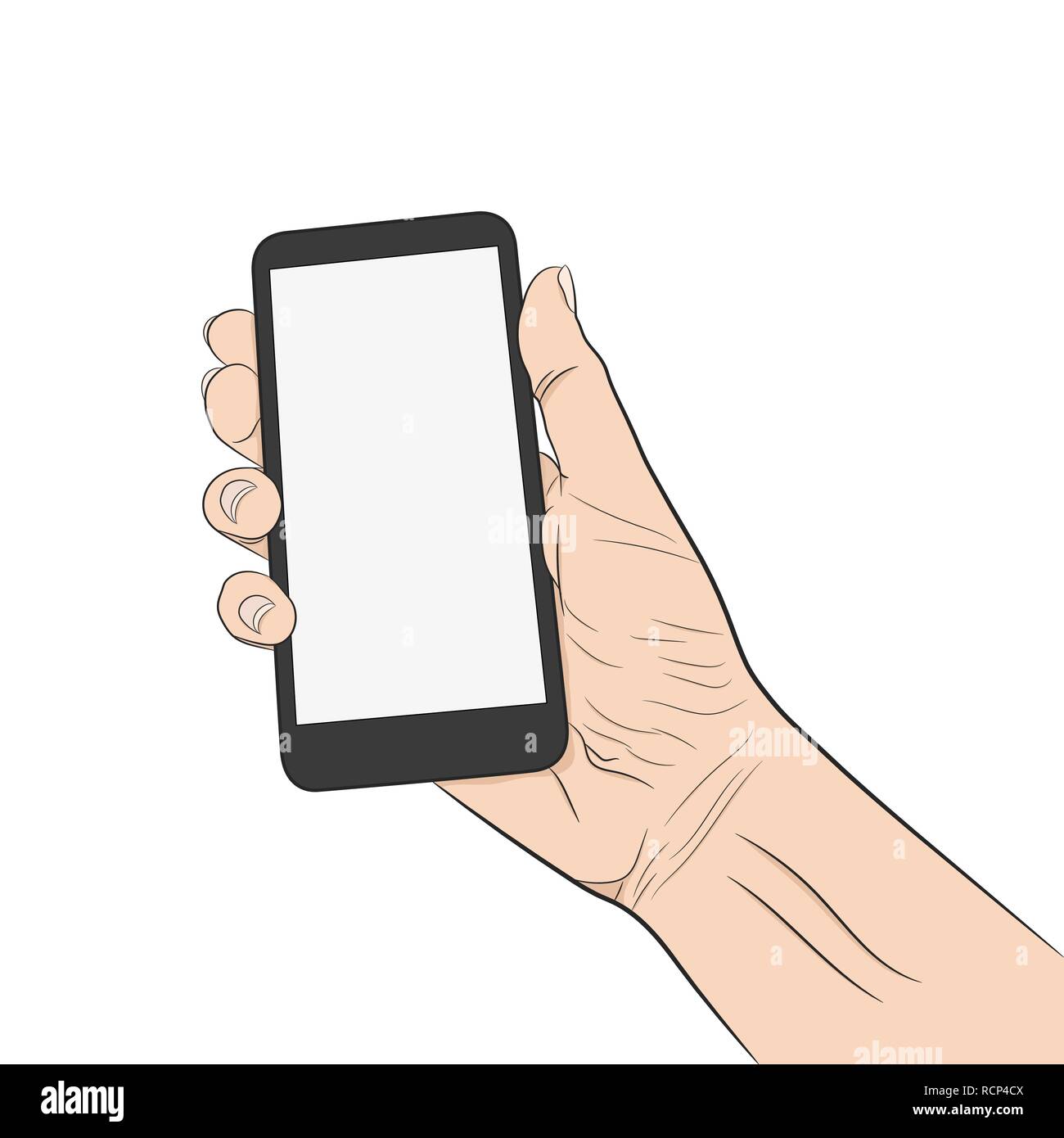 Cartoon cellphone hi-res stock photography and images - Alamy