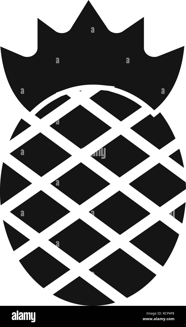 Vector Pineapple Icon Stock Vector Image & Art - Alamy