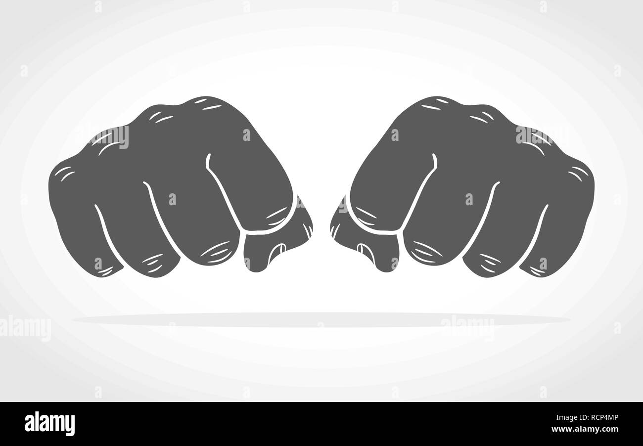 Fist vector vectors hi-res stock photography and images - Alamy